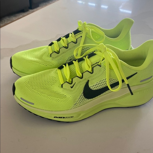 Nike | Shoes | Nike Air Zoom Neon Green Running Shoes | Poshmark